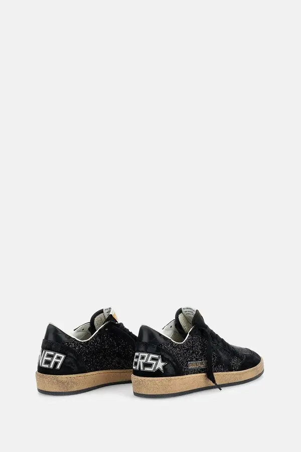 GOLDEN GOOSE Ballstar Sneakers With Glitter Upper