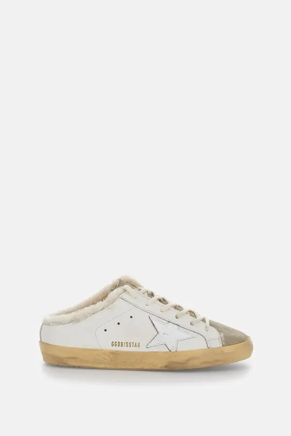GOLDEN GOOSE Super-star Sabot - Bianco