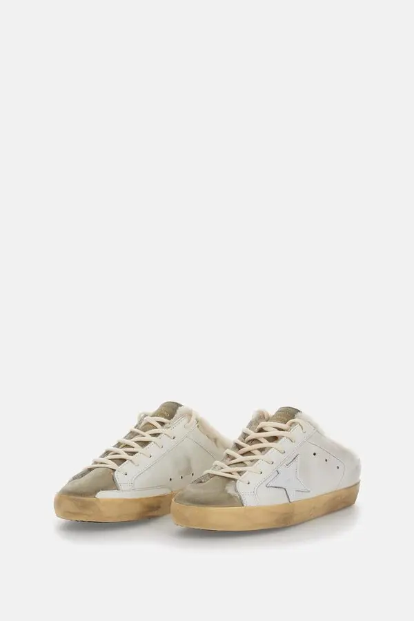 GOLDEN GOOSE Super-star Sabot - Bianco