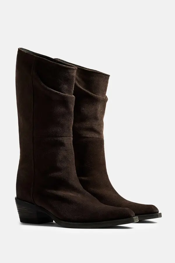 Khaite Stivale Clive 35 - Marrone