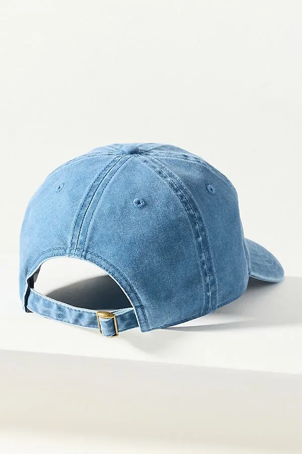 KERRI ROSENTHAL Denim Heart Baseball Cap