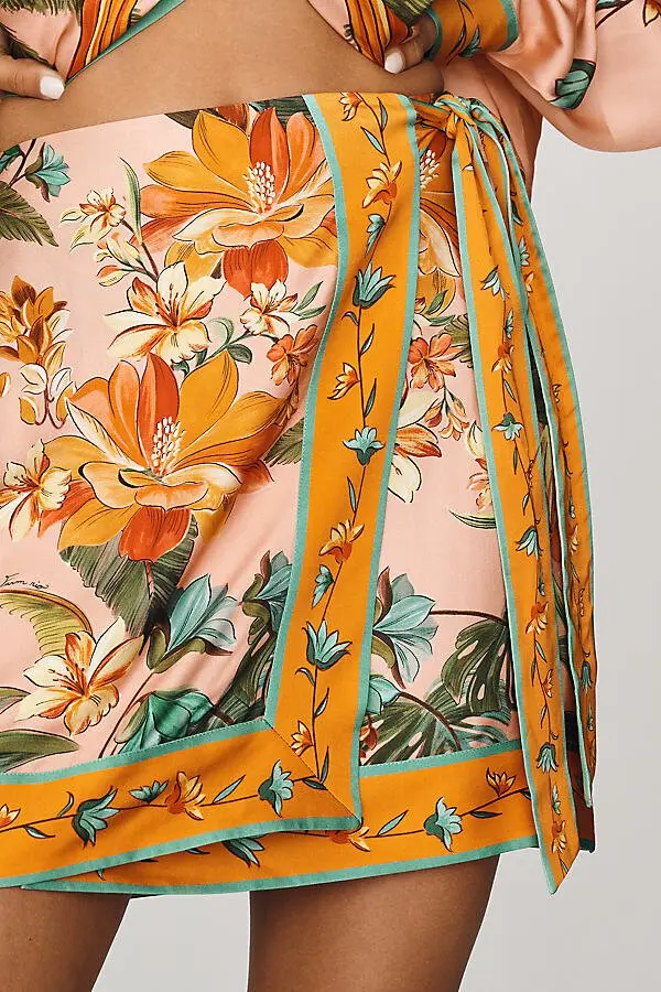 Farm Rio Birds Mi Skirt