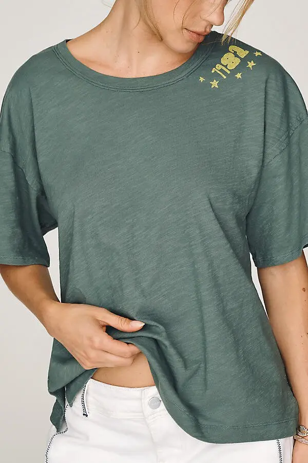 PILCRO Cotton Art Festival Graphic Tee