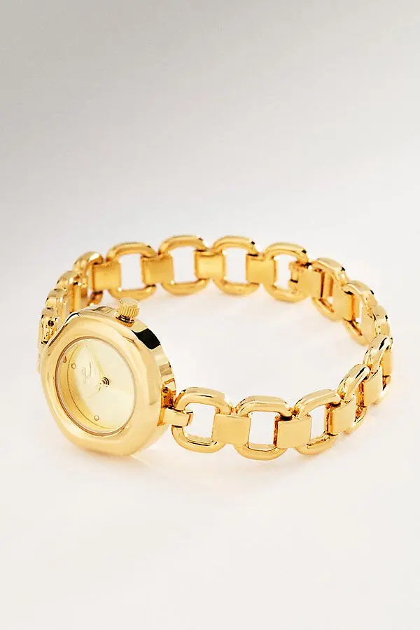 Ettika Open Circle Bracelet Watch - Gold