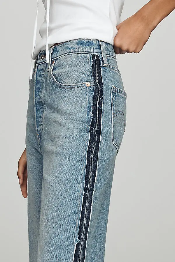 LEVI'S Ribcage High-rise Straight-leg Jeans