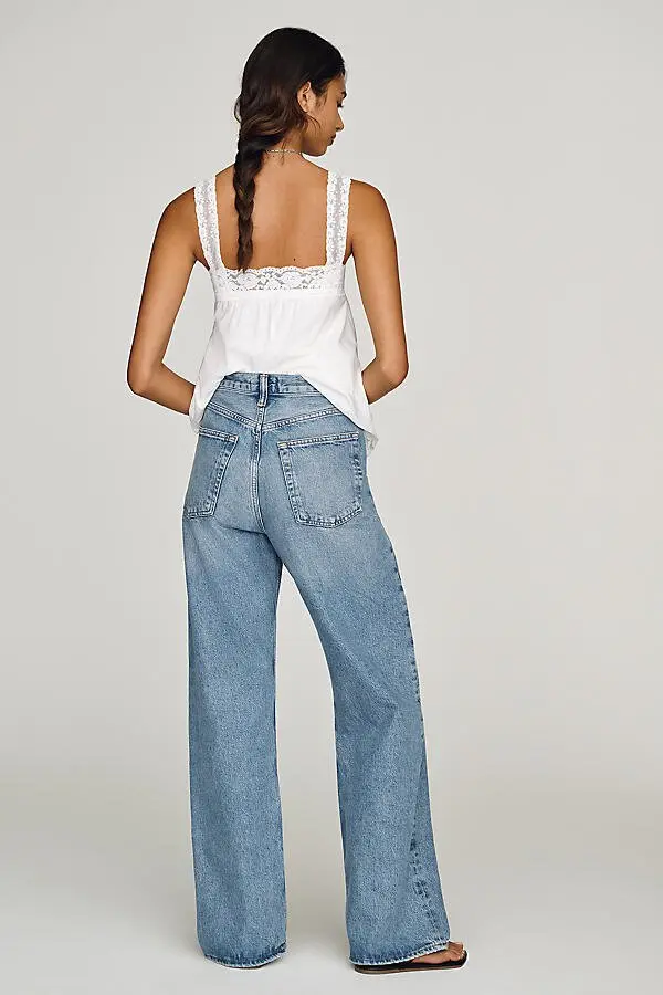 AGOLDE Vtage Loose High-rise Wide-leg Jeans