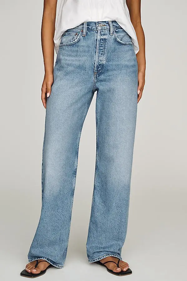 AGOLDE Vtage Loose High-rise Wide-leg Jeans