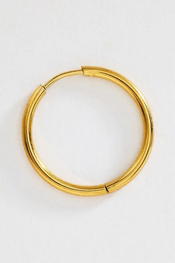 Anthropologie Water Resistant Classic Hoop Earrgs