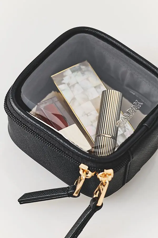 CALPAK Ty Clear Cosmetics Case - Black