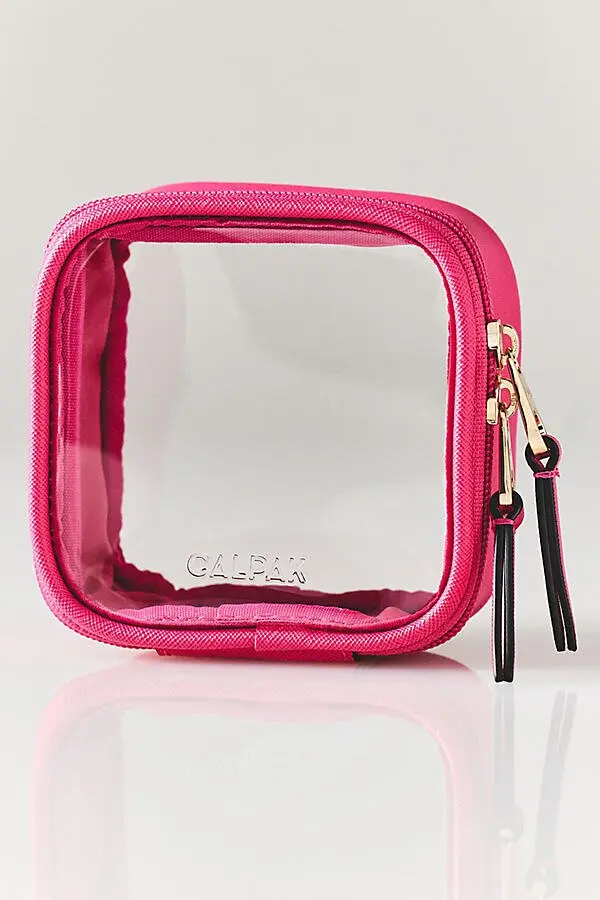 CALPAK Ty Clear Cosmetics Case - Dragonfruit