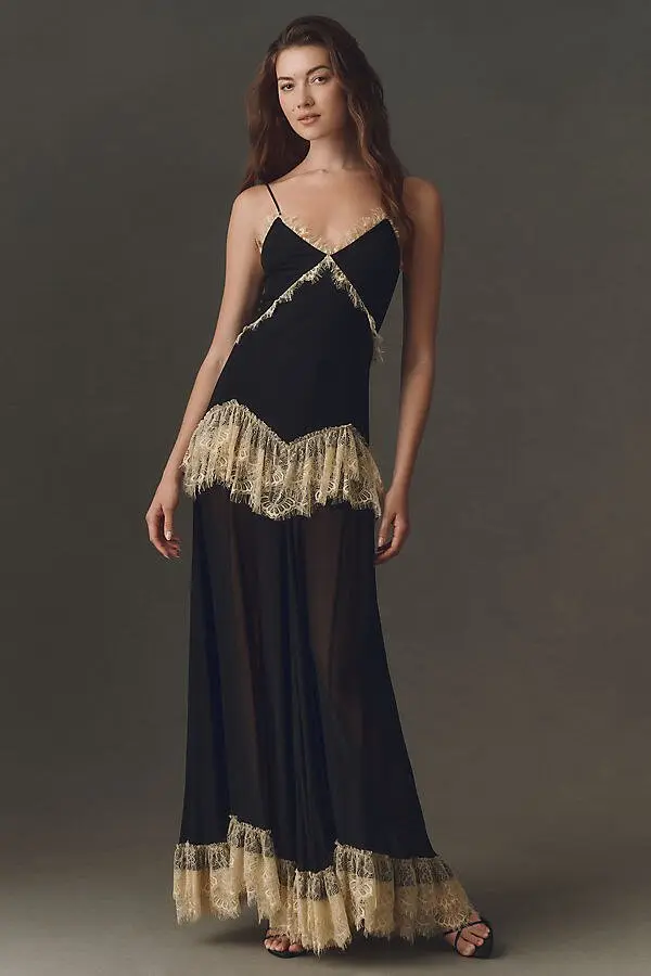 DE LA VALI Estela Maxi Dress