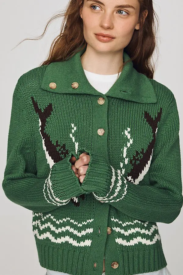 The Great. The Bass Cardigan Sweater