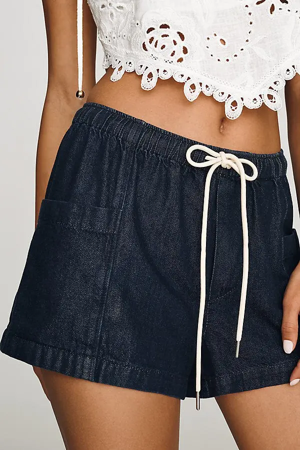 Rag & Bone Emery Drawstrg Shorts