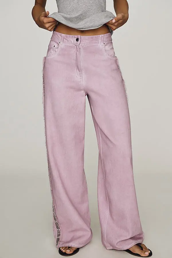 Essentiel Antwerp Jeeper Cotton Wide-leg Pants