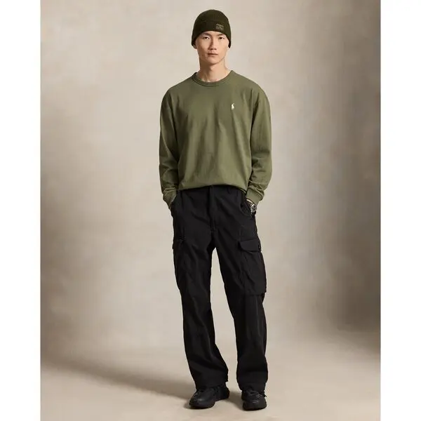 Ralph Lauren Relaxed Fit Jersey Long-sleeve T-shirt - Cruise Olive
