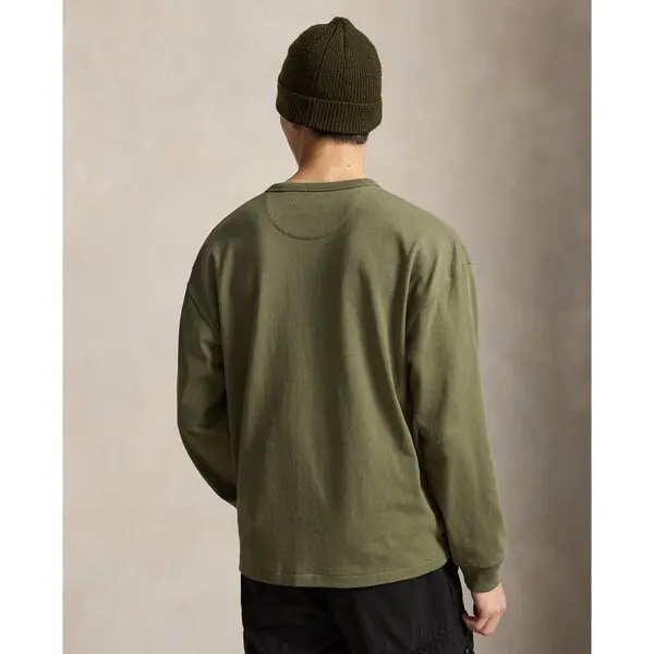 Ralph Lauren Relaxed Fit Jersey Long-sleeve T-shirt - Cruise Olive