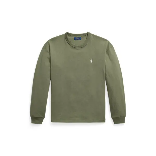 Ralph Lauren Relaxed Fit Jersey Long-sleeve T-shirt - Cruise Olive