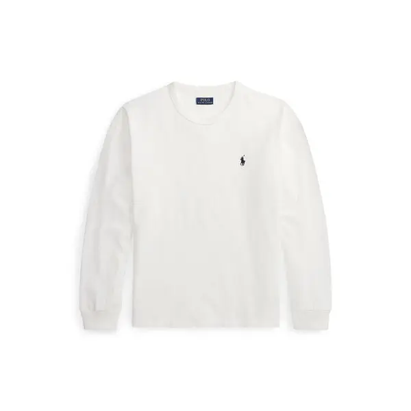 Ralph Lauren Relaxed Fit Jersey Long-sleeve T-shirt - White