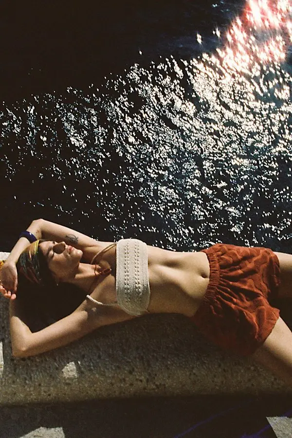 MATTHEW WILLIAMSON X FREE PEOPLE Retro Sunbeam Towel Short