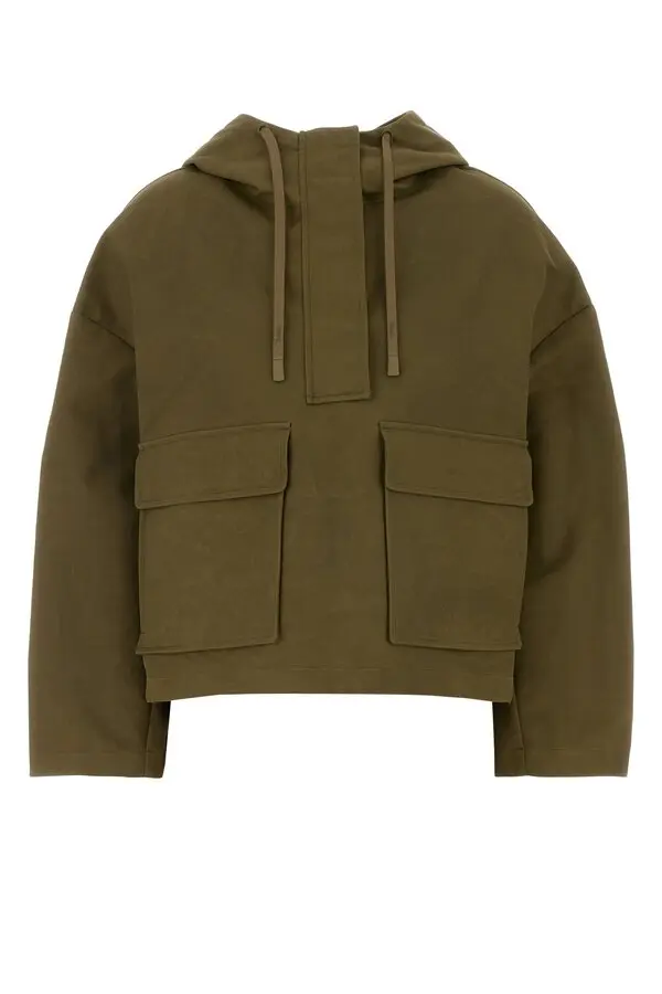 Herno Army Cotton Blend Jacket