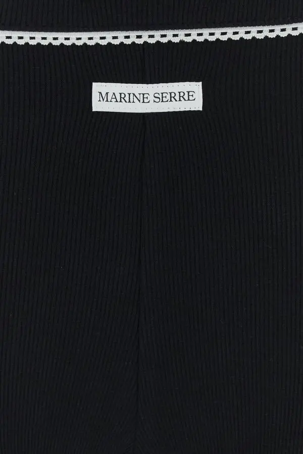 MARINE SERRE Stretch Cotton Shorts