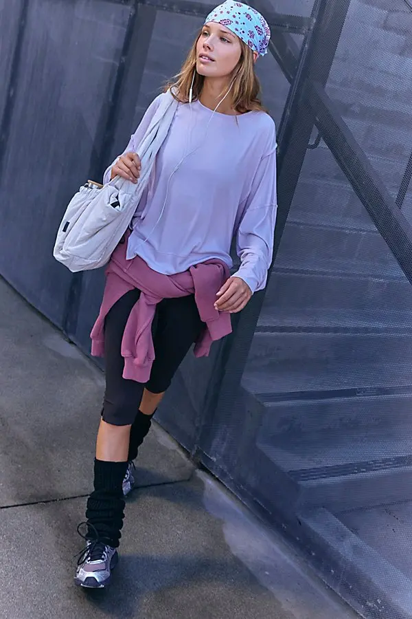 Free People All My Love Long Sleeve - Cool Lilac