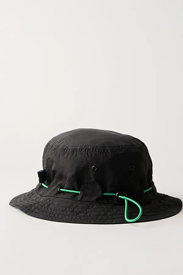 Free People Cotton Bucket Hat With Contrast Drawcord