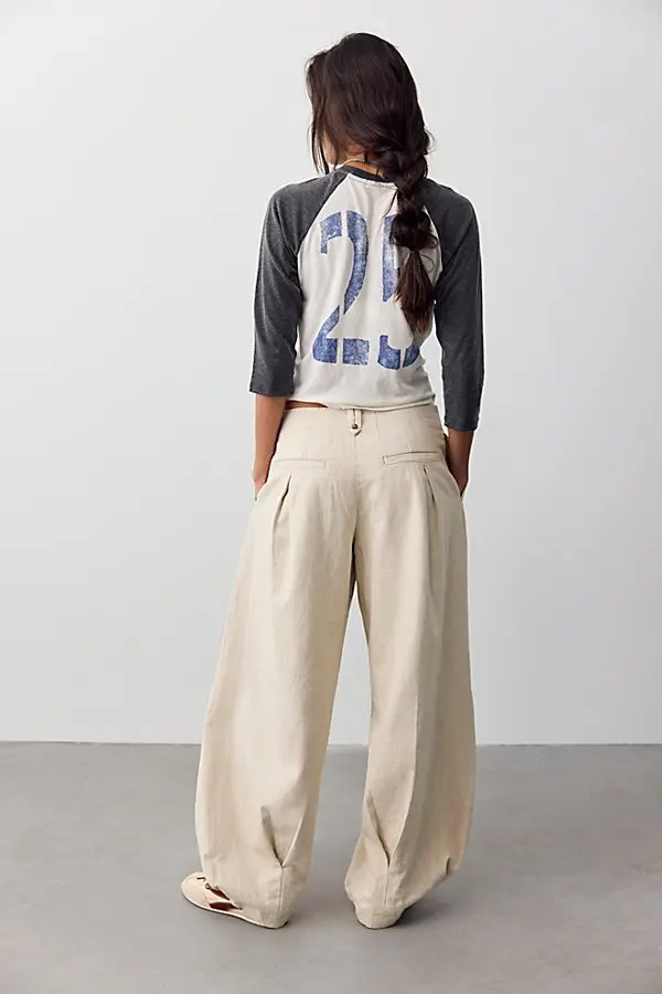 Free People At Bay Trousers - Undyed Natural