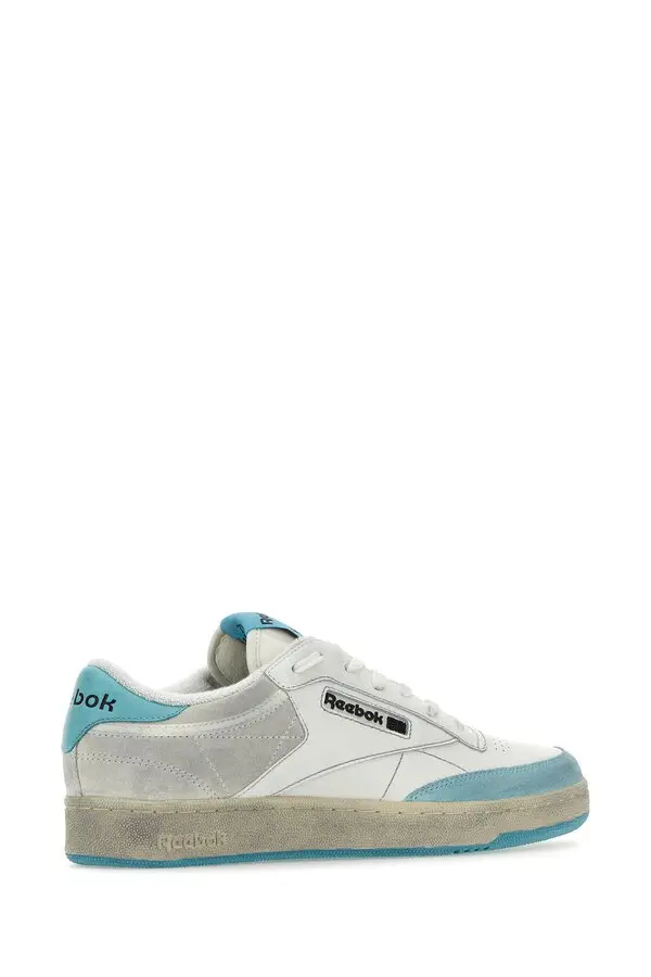 REEBOK Two-tone Leather And Suede Club C Sneakers
