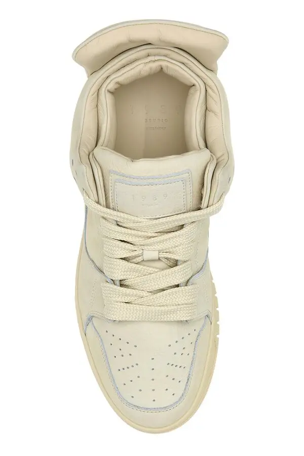 1989 STUDIO Ivory Leather Sneakers