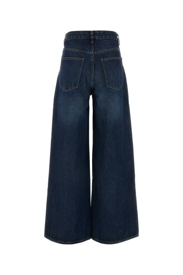 Camilla And Marc Two-tone Wide-leg Jeans