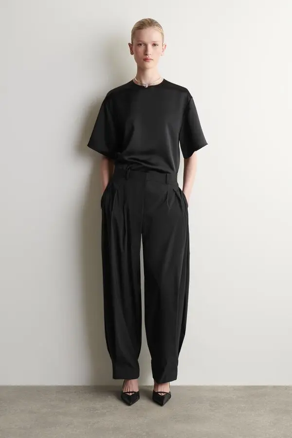 Cos Oversized Satin T-shirt