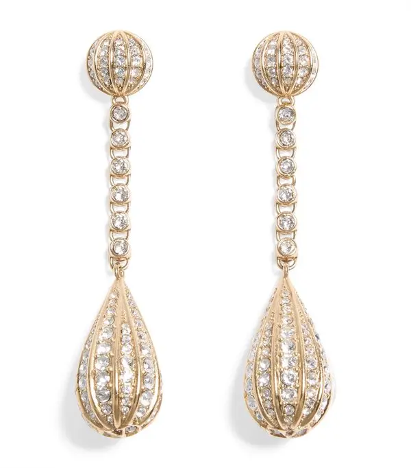 Valentino Garavani Poétique Des Gouttes Drop Earrings - Gold