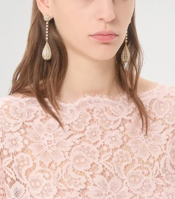 Valentino Garavani Poétique Des Gouttes Drop Earrings