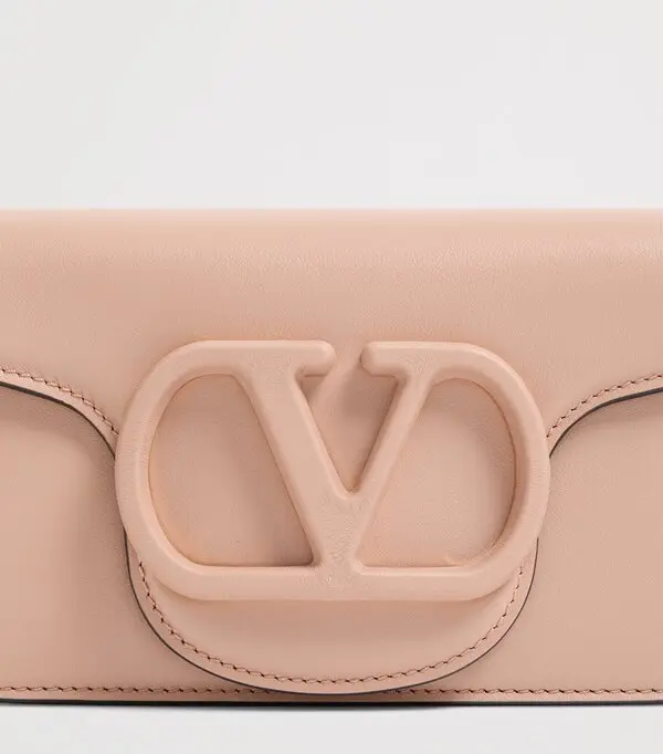 Valentino Garavani Small Leather Locò Shoulder Bag