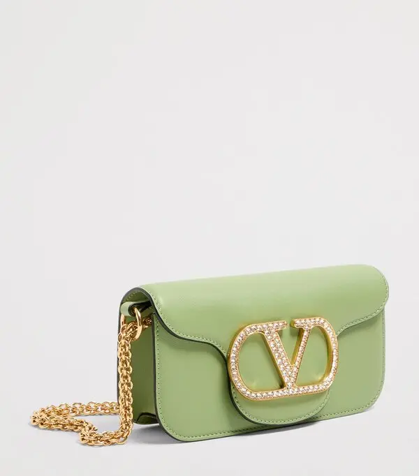 Valentino Garavani Small Leather Locò Shoulder Bag