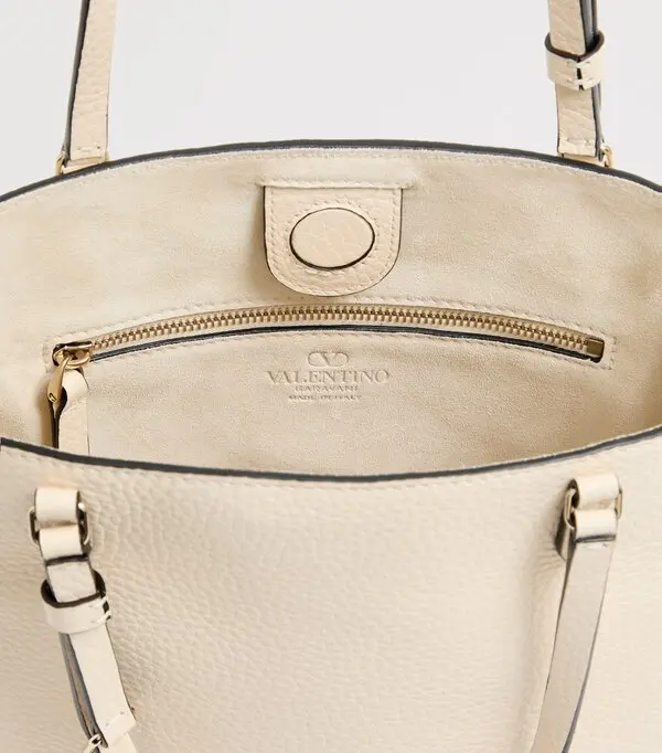 Valentino Garavani Leather Rockstud Tote Bag