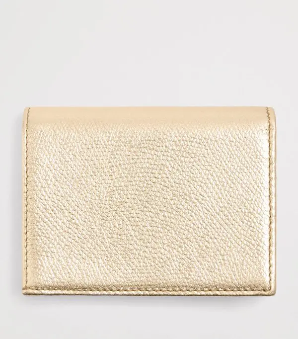 Valentino Garavani Leather Vlogo Signature Wallet - Pink