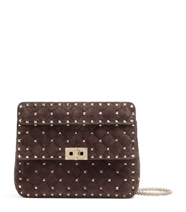 Valentino Garavani Medium Leather Rockstud Spike Top-handle Bag