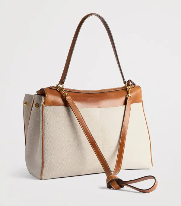Balenciaga Medium Canvas Rodeo Top-handle Bag