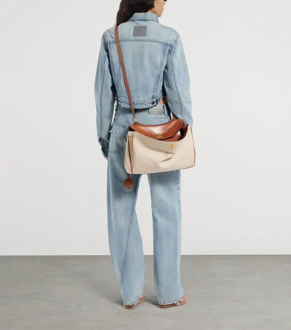 Balenciaga Medium Canvas Rodeo Top-handle Bag