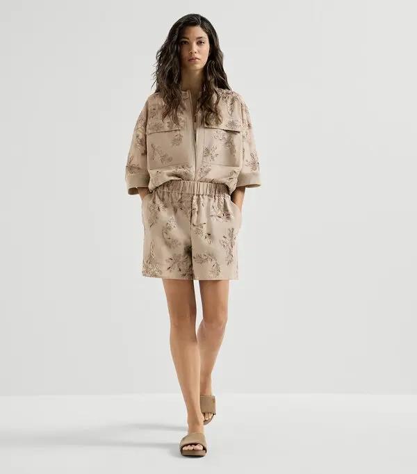 Brunello Cucinelli Cotton Organza Bermuda Shorts