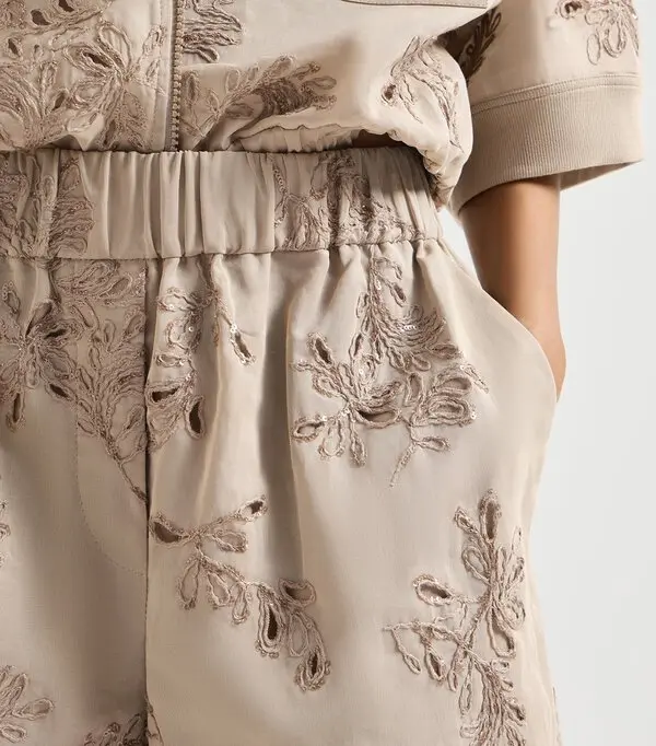 Brunello Cucinelli Cotton Organza Bermuda Shorts