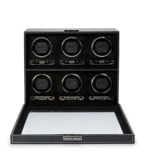 Wolf British Racing 6-piece Watch Winder