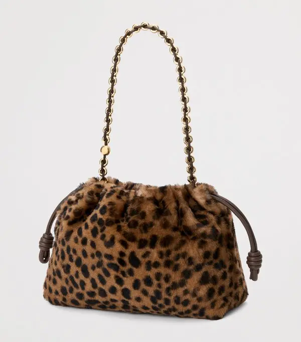 Loewe Medium Shearling Flamenco Purse
