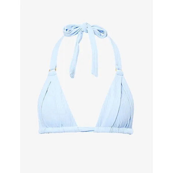 Monday Swimwear Morroco Halterneck Bikini Top - Sky Rib