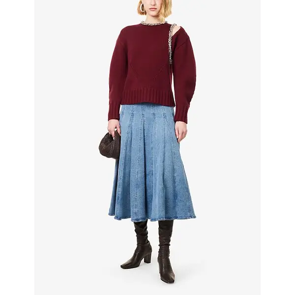 Simkhai Monroe Embellished Wool-blend Jumper