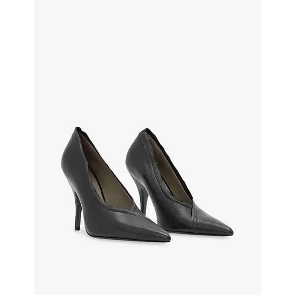 ALLSAINTS Vera Pointed Toe Stiletto Heel Court Shoes