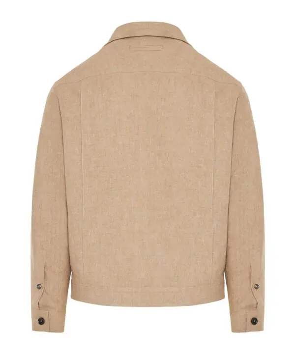 Zegna Long Sleeved Buttoned Overshirt