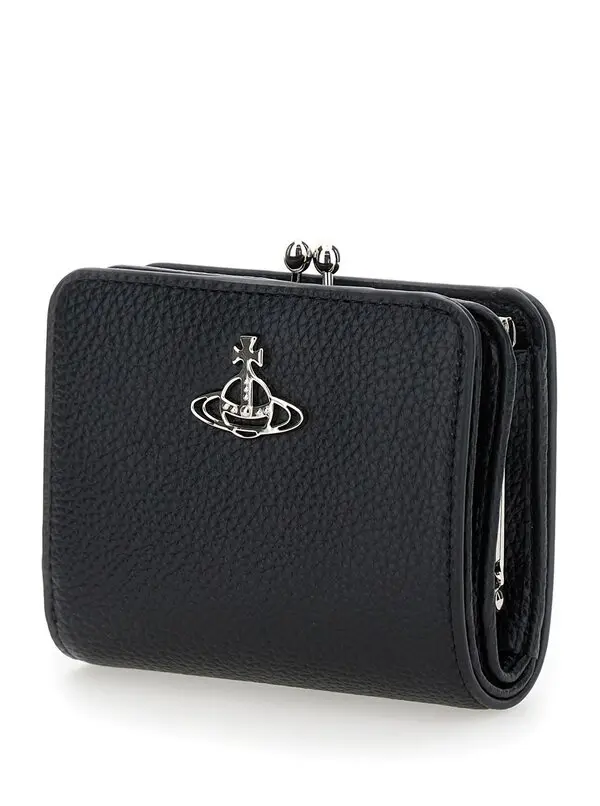 VIVIENNE WESTWOOD Logo Plaque Bi-fold Wallet